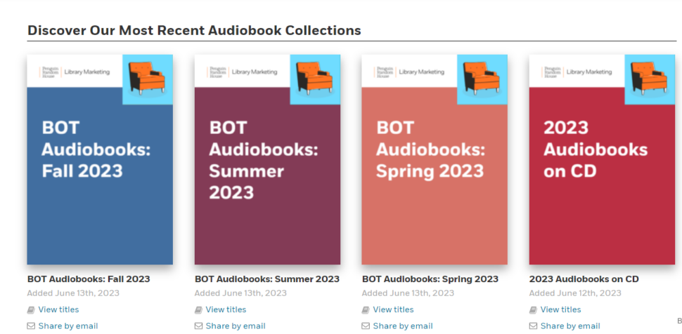Explore Audiobooks on the NEW PenguinRandomHouseLibrary.com! | Penguin ...