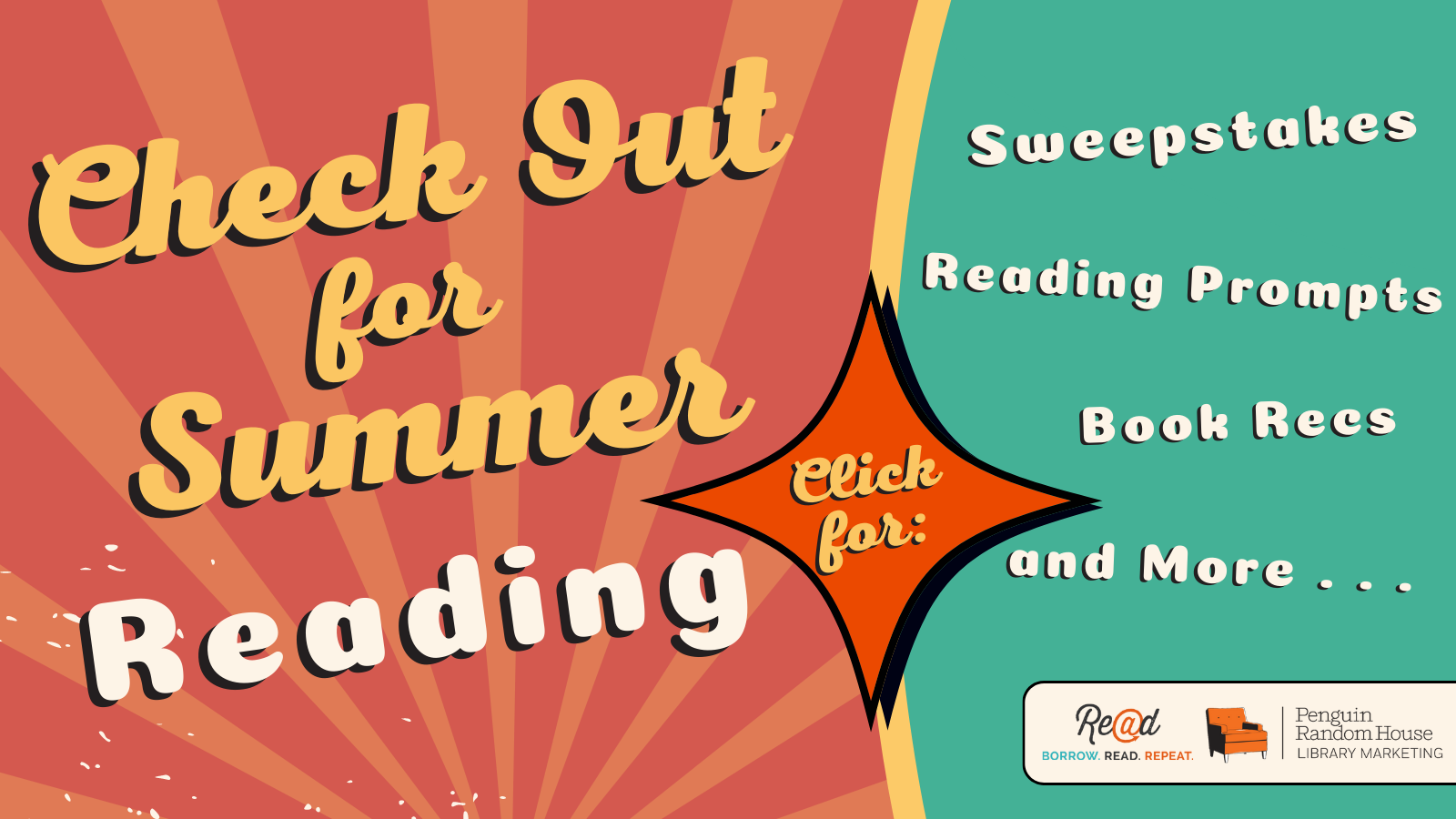 We're Checking Out for Summer! | Penguin Random House Library Marketing
